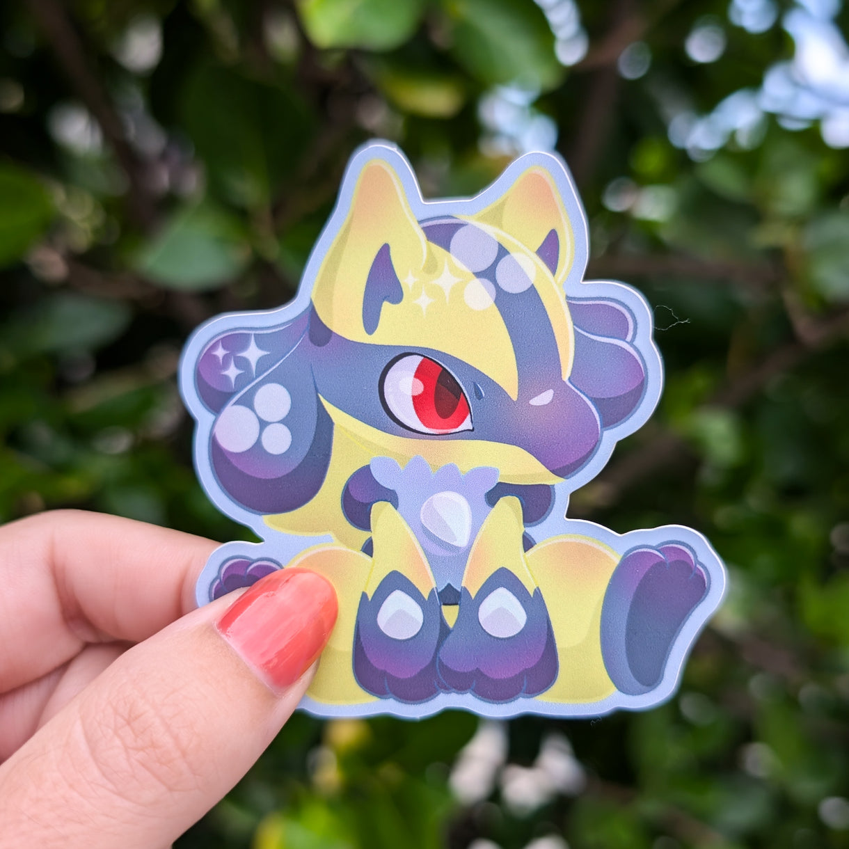 Shiny Lucario Sticker – The Poke Court